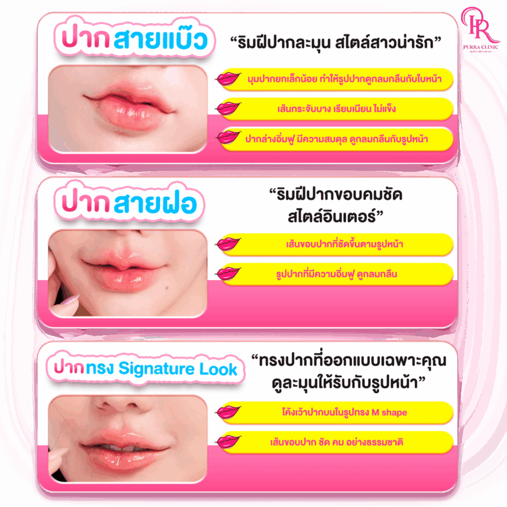 โปรแกรมฉีดฟิลเลอร์ปาก รู้ครบก่อนตัดสินใจฉีดฟิลเลอร์อย่างปลอดภัย - Purra ...
